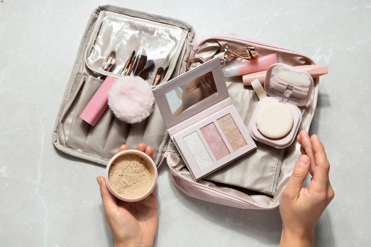 Cosmetic Storage: Makeup Organiser, Trolley, and Brush Holder